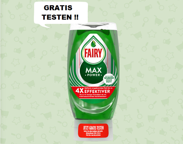 Fairy Max Power Original gratis testen | Produktproben & Duftproben ...