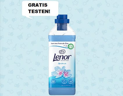 Lenor Weichspüler Aprilfrisch gratis testen | Produktproben ...