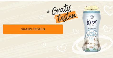 Lenor Light Wäscheparfüm gratis testen | Produktproben & Duftproben ...
