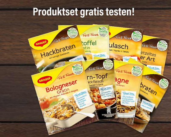 Maggi Produkte testen und gewinnen | Produktproben & Duftproben 2025 ...